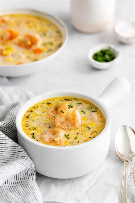 Shrimp And Corn Chowder Recipe L A Farmgirls Dabbles