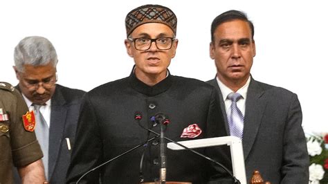 Omar Abdullah Becomes First Cm Of Jandk Ut Surinder Choudhary Takes Oath