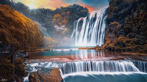 Natural Waterfall Wallpapers Landscape Wallpapers Hd Vrogue Co