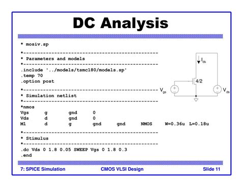 PPT Introduction To CMOS VLSI Design Lecture SPICE Simulation PowerPoint Presentation ID