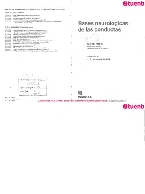 21 Habib Bases Neurologicas De Las Conductas Cap 11 Pdf