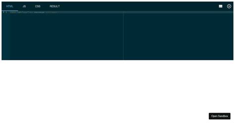 React Sandbox Editor Examples Codesandbox