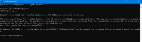 How To Fix Computer Policy Could Not Be Updated Successfully