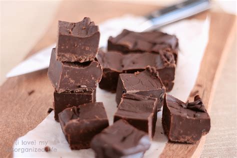 Easy Homemade Fudge Recipe I Love My Disorganized Life
