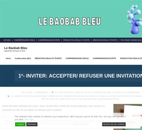 Le moteur du FLE 1º INVITER ACCEPTER REFUSER UNE INVITATION Le