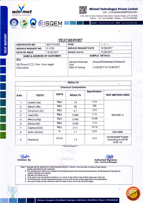 Grounding System Test Report At Jaclyn Glenn Blog