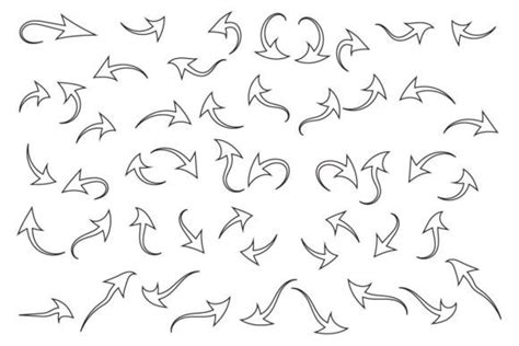 Hand Drawn Black Arrows Set Graphic By Piximcreator · Creative Fabrica