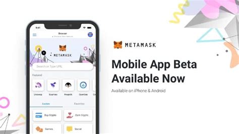 metamask mobile now in open beta p2e nft games portal