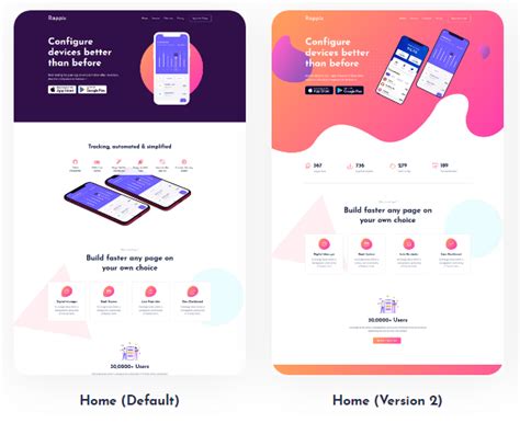 Rappix React App Landing Template ThemeMag