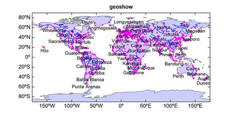 地图坐标系 — Meteoinfo 36 Documentation