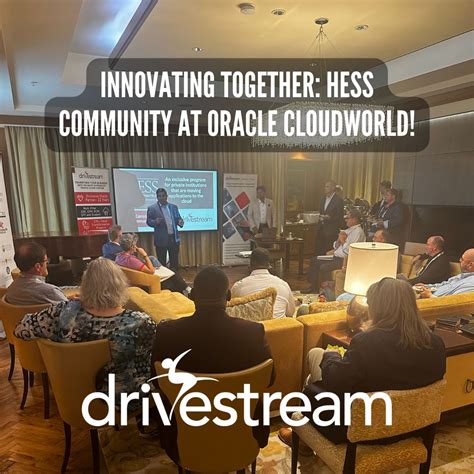 Drivestream On Linkedin Hesscollective Oraclecloudworld Highereducation Hessconsortium