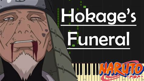 Naruto Hokages Funeral Piano Tutorial Youtube