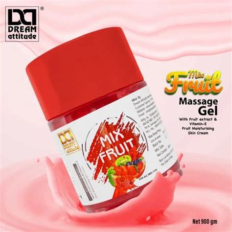 Dream Attitude Mix Fruit Massage Gel Fruity Skincare For A Spa Like