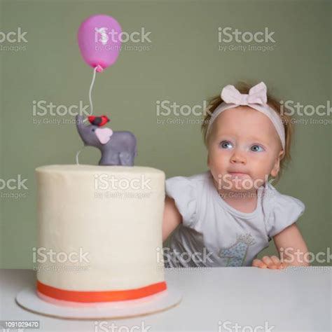 어린이 휴가의 개념입니다 생일 케이크 개념입니다 독점적인 생일 케이크입니다 어린이 휴가의 개념입니다 12 23 개월에 대한 스톡