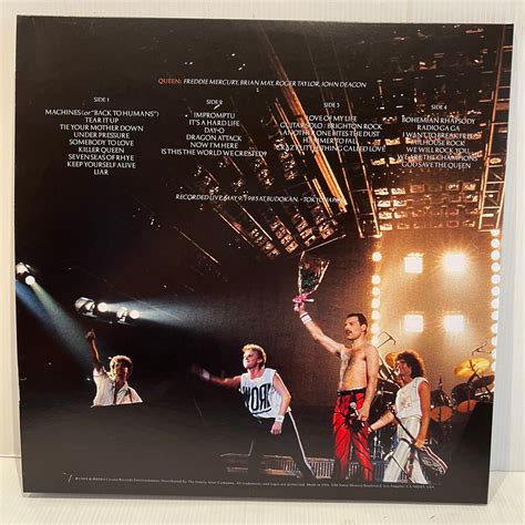 Queen Tits Out For Tokyo Rare Limited White Vinyl 2lp