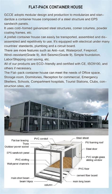 20ft 40ft Movable Modular Storage Cargo Sea Container Prefab Cabin