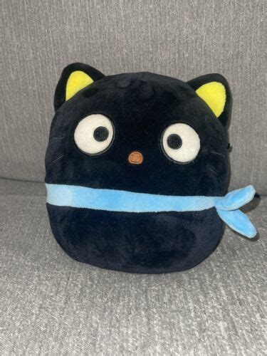 Squishmallow Chococat Hello Kitty Sanrio 7 8 Black Cat Kellytoy Plush Vgc 4622137414