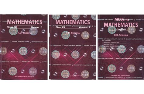 Mathematics Class 12th Vol 1 Vol 2 And MCQ By R D Sharma 2024