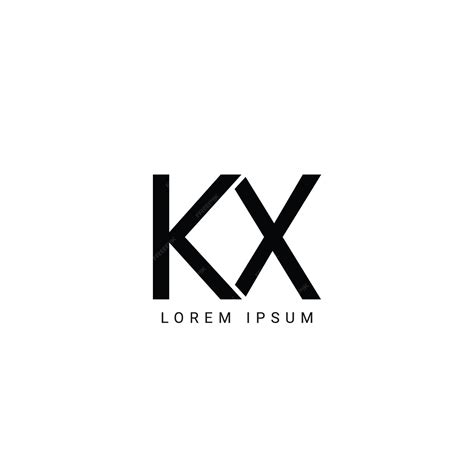Premium Vector Alphabet Letters Logo Kx Xk K And X