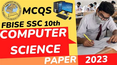 Computer Science Class 10 Fbise 2023 Paper Mcqs Fbise Computer
