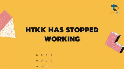Cách khắc phục HTKK bị lỗi has stopped working win 7 8 10