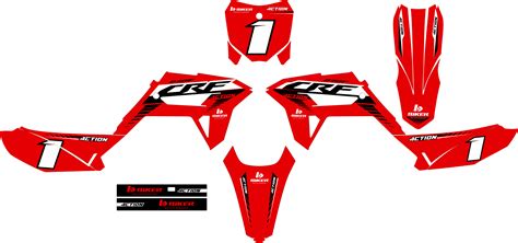 Kit Gráfico Crf 230 Biker Action 4ction Lançamento 2024 Print Gráficos