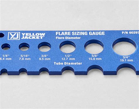 Edmondson Supply Yellow Jacket 60297 Flare Sizing Gauge