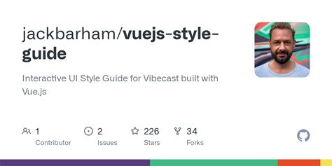 Github Jackbarhamvuejs Style Guide Interactive Ui Style Guide For