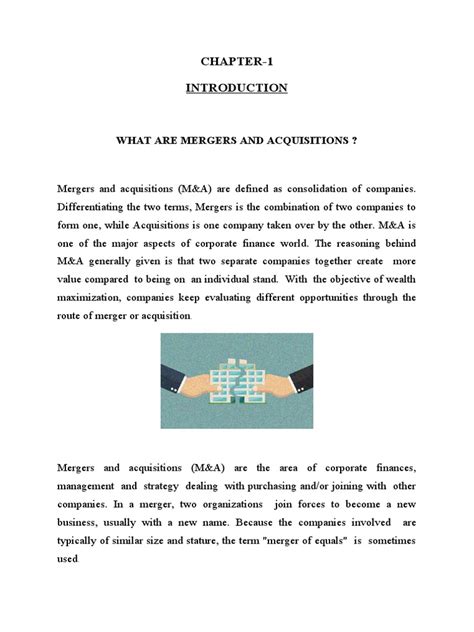 Saurav Minor Report Pdf Mergers And Acquisitions Banking