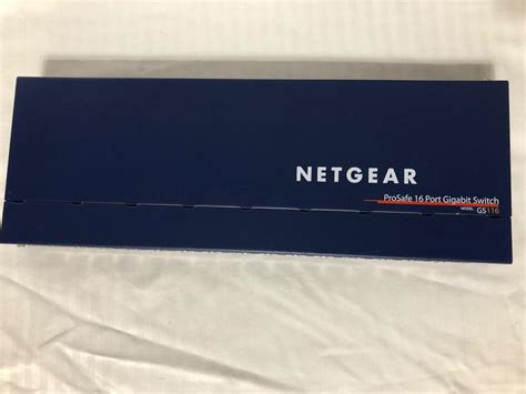 NETGEAR PROSAFE GS116 16 PORT GIGABIT ETHERNET SWITCH EstateSales Org
