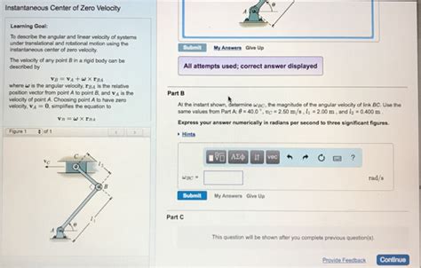 Solved Instantaneous Center Of Zero Velocity Learning Goal Chegg