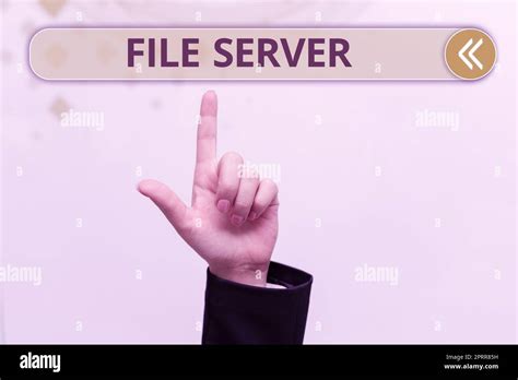 inspiration showing sign file server concept meaning device which