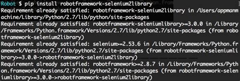 การติดตั้ง Robot Framework สำหรับ Osx By Be Tiranasak Medium
