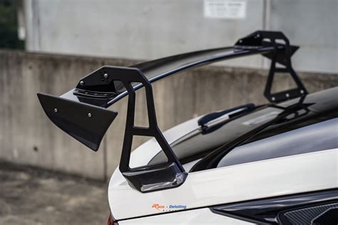 Spoon Sport Carbon Crane Neck Wing Honda Civic Fl5 Type R Race Division