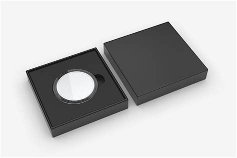 플라스틱 케이스와 종이 상자에 빈 증거 동전 3d 렌더링 그림입니다 0명에 대한 스톡 사진 및 기타 이미지 0명 1 센트