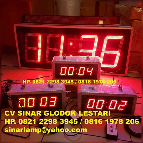 Lampu Display Timer Up Jam Menit