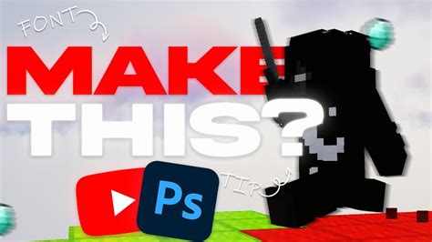 Minecraft Thumbnail Tutorial YouTube