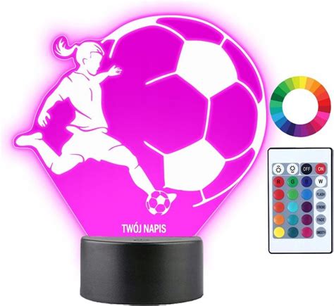 Plexido Lampka Nocna 3D Led Piłkarka Piłka Nożna Ceny i opinie Ceneo pl