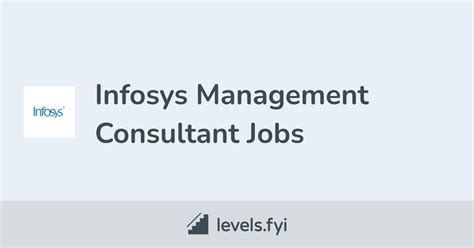 Infosys Management Consultant Jobs Levelsfyi