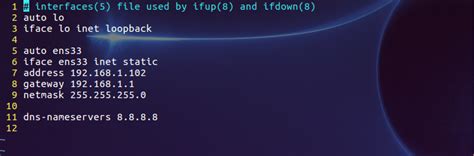 Ubuntu配置网卡信息（ip、网关、子网掩码、dns）ubuntu网卡配置 Csdn博客