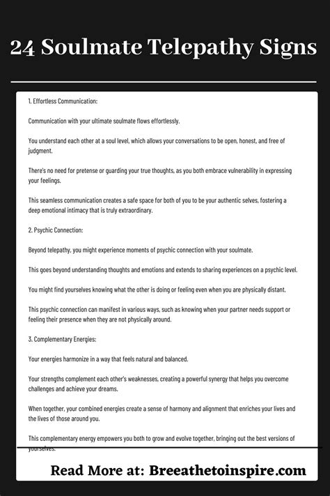 24 Soulmate Telepathy Signs You Must Not Ignore Breathe To Inspire
