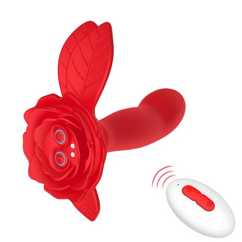2023 Latest App Control Rose Shape Rabbit Shape Prostate Massager