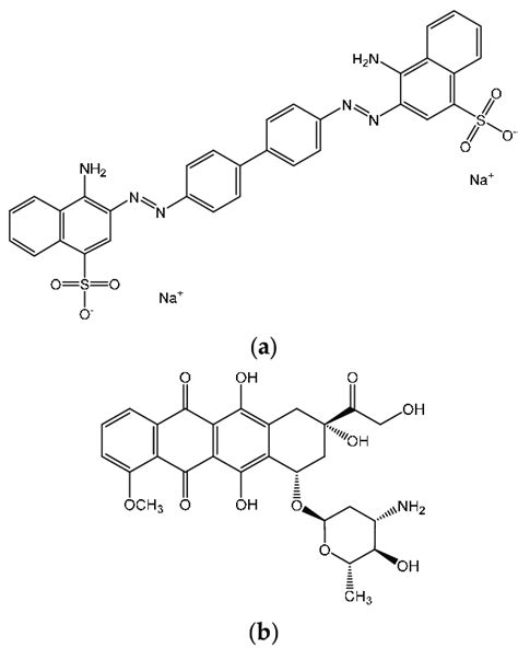 Chemical Structure Of A Congo Red Cr And B Doxorubicin Dox The