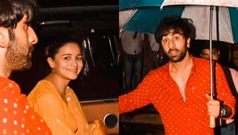 Pregnant Alia Bhatt And Hubby Ranbir Kapoor Return From Work On Ganesh