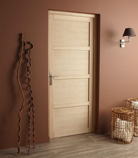 Bloc porte chêne chêne traverse droite H 204 x l 93 cm Leroy Merlin