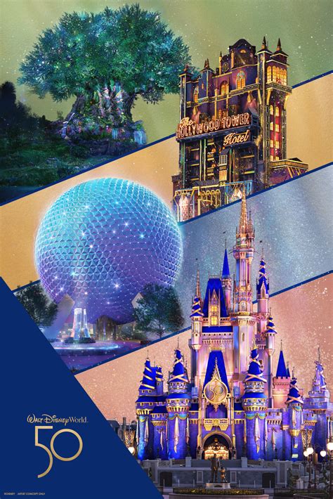 50th Anniversary Wallpapers Now Available On The My Disney Experience App