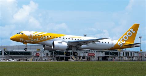 scoot operates first flight of new embraer e2 from singapore to krabi
