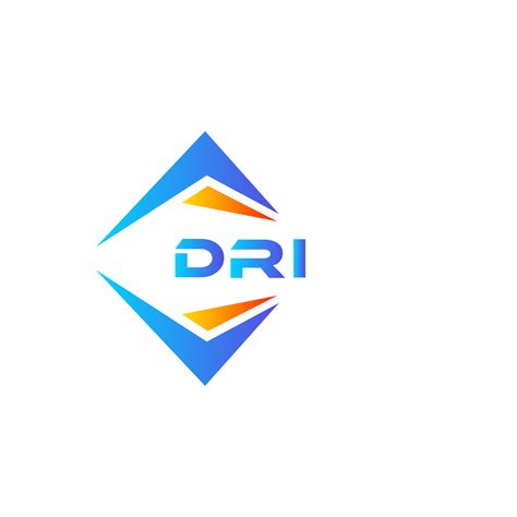 Dri Resumen Tecnología Logo Diseño En Blanco Antecedentes Dri Creativo
