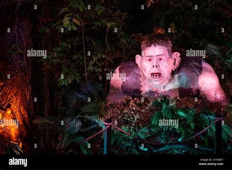 Singapore 7 March 2024 Grawp Hagrids Brother Statue At Harry