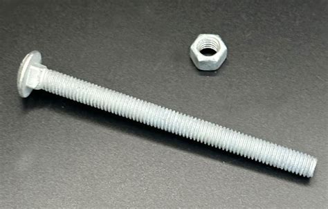 38 X 5 Carriage Head Bolt And Nut Atlas Greenhouse